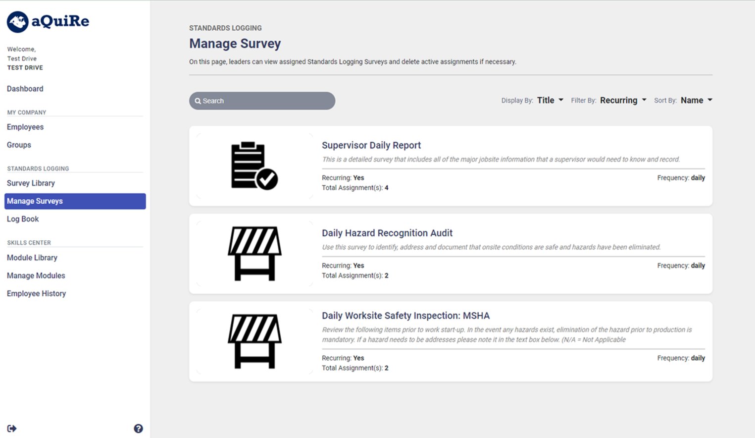 aQuiRe App | CAHill TECH