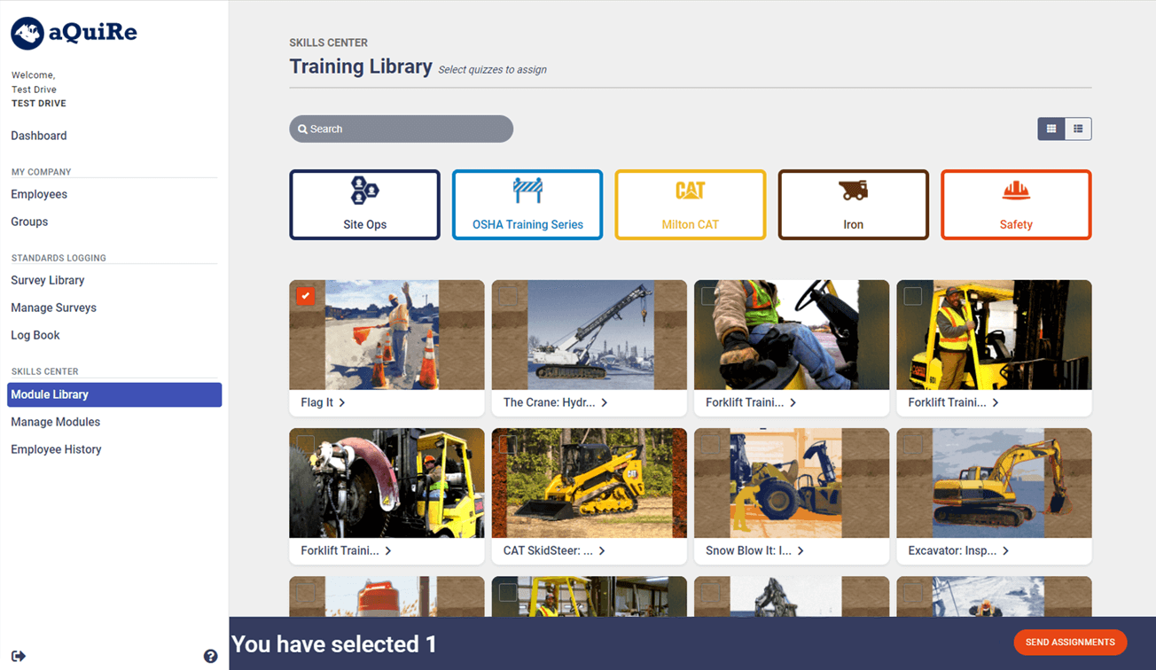 aQuiRe App | CAHill TECH